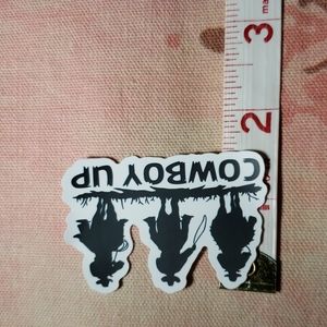 Office | B Cowboy Up Sticker Pegantinas Vaqueras Cowboy Sticker ...